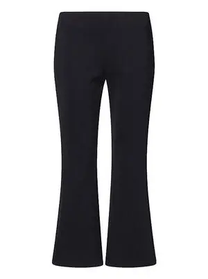 ASHLYN Kick Flare Stretch-jersey Trousers - Black