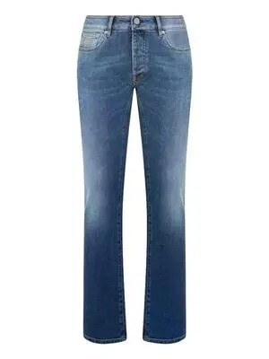 MOORER Five-pocket Jeans - Blue