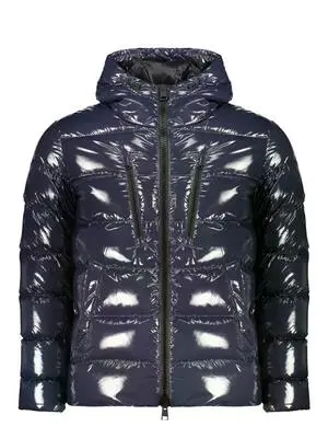 Herno Hooded Padded Jacket - Blue