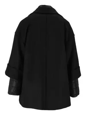 FAY Fay Quilted-Insert Wool-Blend Jacket Black