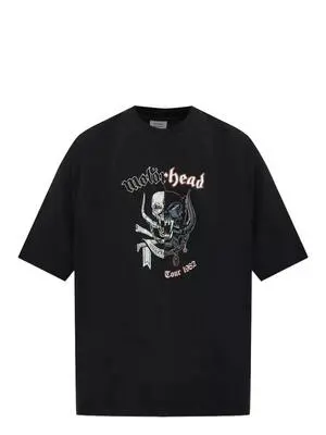Vetements Graphic-print Panelled T-shirt - Black