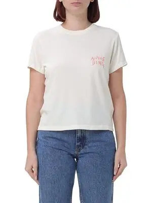 ANINE BING Graphic T-shirt - Ecru