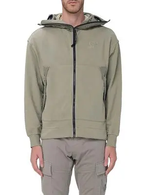 C.P. COMPANY Explorer Cotton Hoodie With Integrated Goggle Lenses - Grey