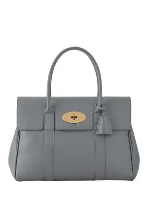 Mulberry Mulberry Small Leather Bayswater Shoulder Bag Grey