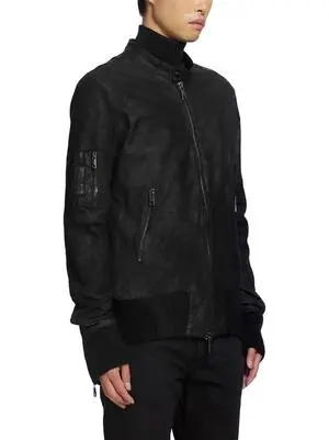 GIORGIO BRATO Zip-fastening Leather Jacket - Black