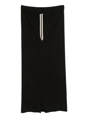 Rick Owens Cotton Skirt - Black