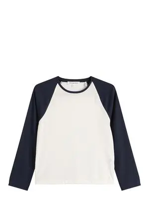 Good American Raglan T-shirt - Chalk
