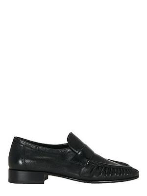 THE ROW Soft Loafer - Black