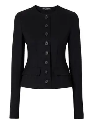 Dolce & Gabbana Stretch-wool Jacket - Black