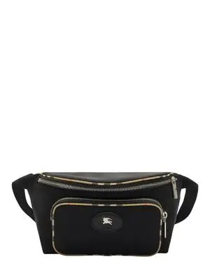 Burberry Check Trim Belt Bag - Black