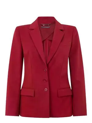 Alberta Ferretti Single-breasted Blazer - Red