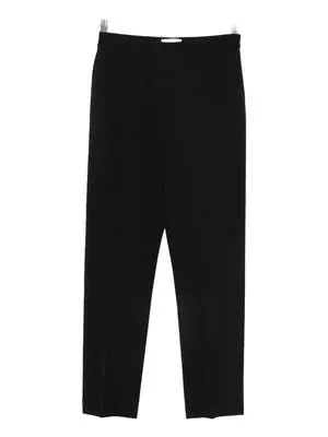 THE ROW Straight-leg Trousers - Black