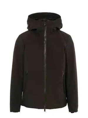Woolrich Zip-up Hooded Jacket - Brown