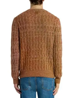 Etro Cable-knit Cashmere Sweater - Brown
