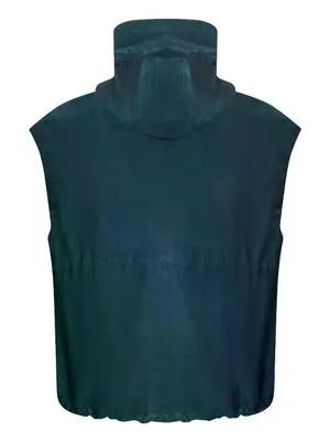 MOORER Blenda Hooded Gilet - Blue