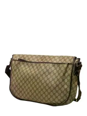 Gucci Gg Supreme Messenger Bag - Neutrals