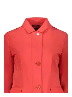MOORER Logo-button Flap-pocket Blazer - Red