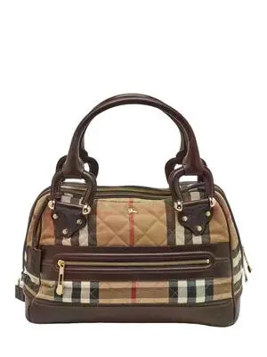 Burberry Medium Westbury House Check Tote Bag - Brown