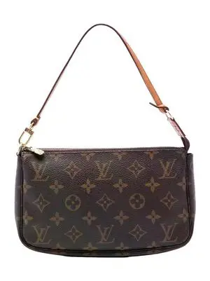 LOUIS VUITTON Monogram Pochette Accessoires Shoulder Bag - Brown