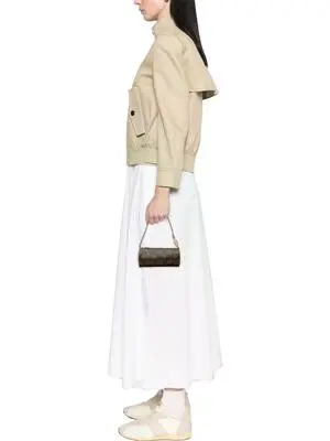 LOUIS VUITTON Monogram Papillon Pochette Handbag - Brown