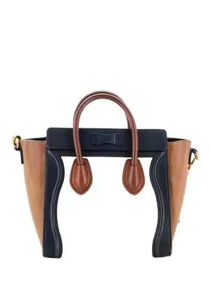 Celine Tricolor Leather Nano Tote Bag - Multicolour