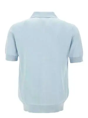 FILIPPO DE LAURENTIIS Short-sleeve Knit Shirt - Blue