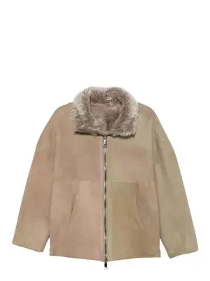 GIORGIO BRATO Zip-up Jacket - Neutrals
