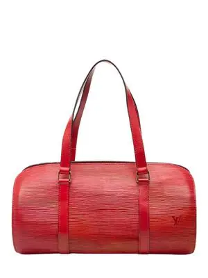 LOUIS VUITTON Epi Soufflot Handbag - Red