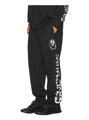 Y3 Gfx Tp Sweatpants In . Also - Black