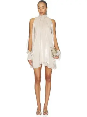 MORE TO COME MORE TO COME Tilly Mini Dress In Ivory. Size XS. Also Ivory
