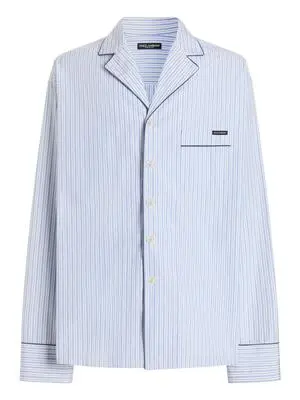 Dolce & Gabbana Striped Poplin Vanity Shirt Shirts - Multicolor