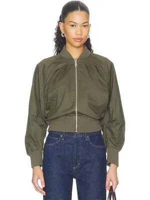 Steve Madden Bray Bomber Jacket - Olive