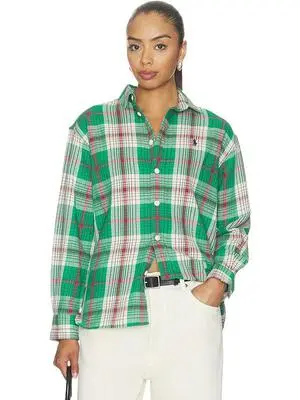 Polo Ralph Lauren Long Sleeve Collared Sport Shirt - Multi