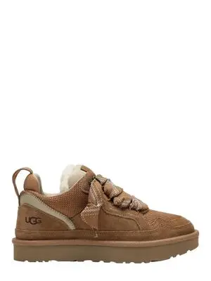 UGG Lowmel Chestnut Suede Sneakers - Beige