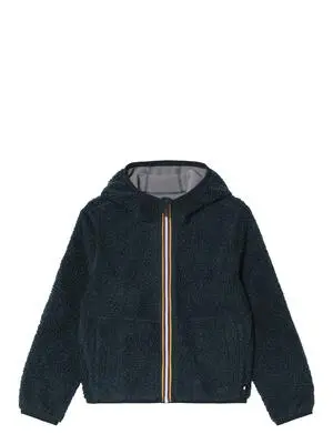 K-WAY Reversible Teddy-effect Fleece Jacket - Multicolor