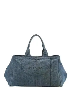 PRADA Prada Large Denim Tote