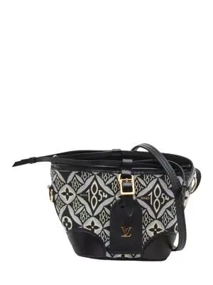 LOUIS VUITTON Louis Vuitton Since 1854 Nano Neo Monogram Patterned Mini Shoulder Bag Black