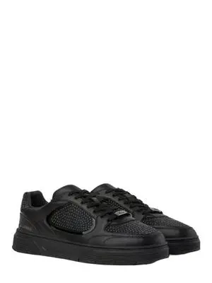 KARL LAGERFELD Karl Lagerfeld Rhinestone Embellished Lace-Up Sneakers