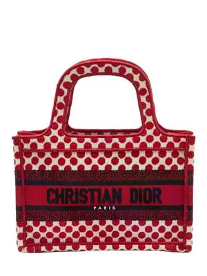 Dior Mini Dioramour Book Tote Bag - Red