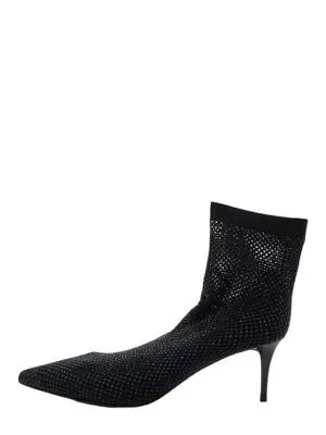LE SILLA Gilda Crystal-embellished Stretch Boots - Black