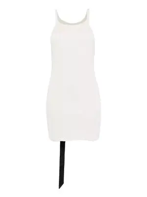 Rick Owens Racer-back Ribbed Tank Top - Neutrals