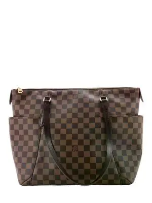LOUIS VUITTON Damier Mm Tote Bag - Brown