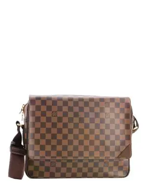 LOUIS VUITTON Shelton Messenger Bag Damier Mm - Brown