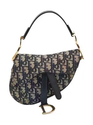 Dior Saddle Oblique Mini Tote Bag - Neutrals