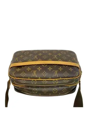 LOUIS VUITTON Monogram Reporter Pm Crossbody Bag - Brown