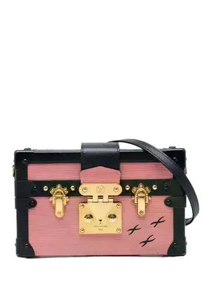 LOUIS VUITTON Epi Petit Malle Crossbody Bag - Pink