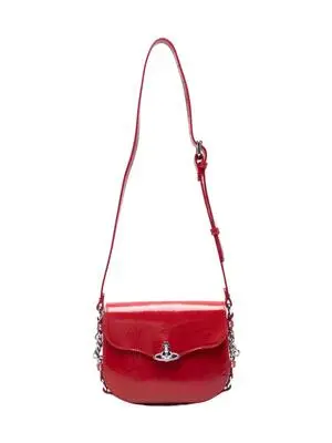 VIVIENNE WESTWOOD Orb-plaque Crossbody Bag - Red