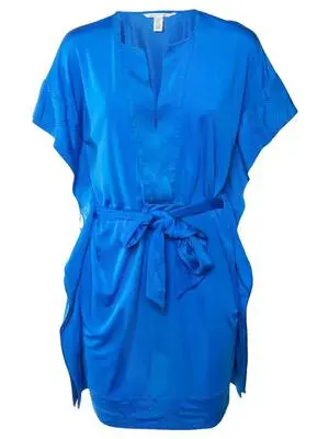 Diane Von Furstenberg Jersey Kaftan Dress - Blue