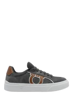 FERRAGAMO Gancini Detail Trainers - Grey