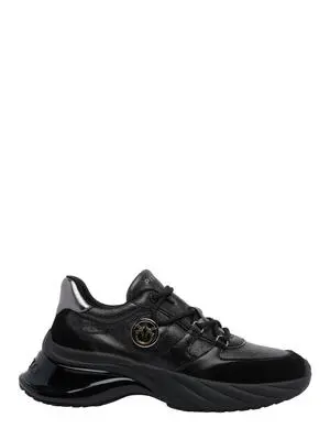 Pinko Lace Up Trainers - Black